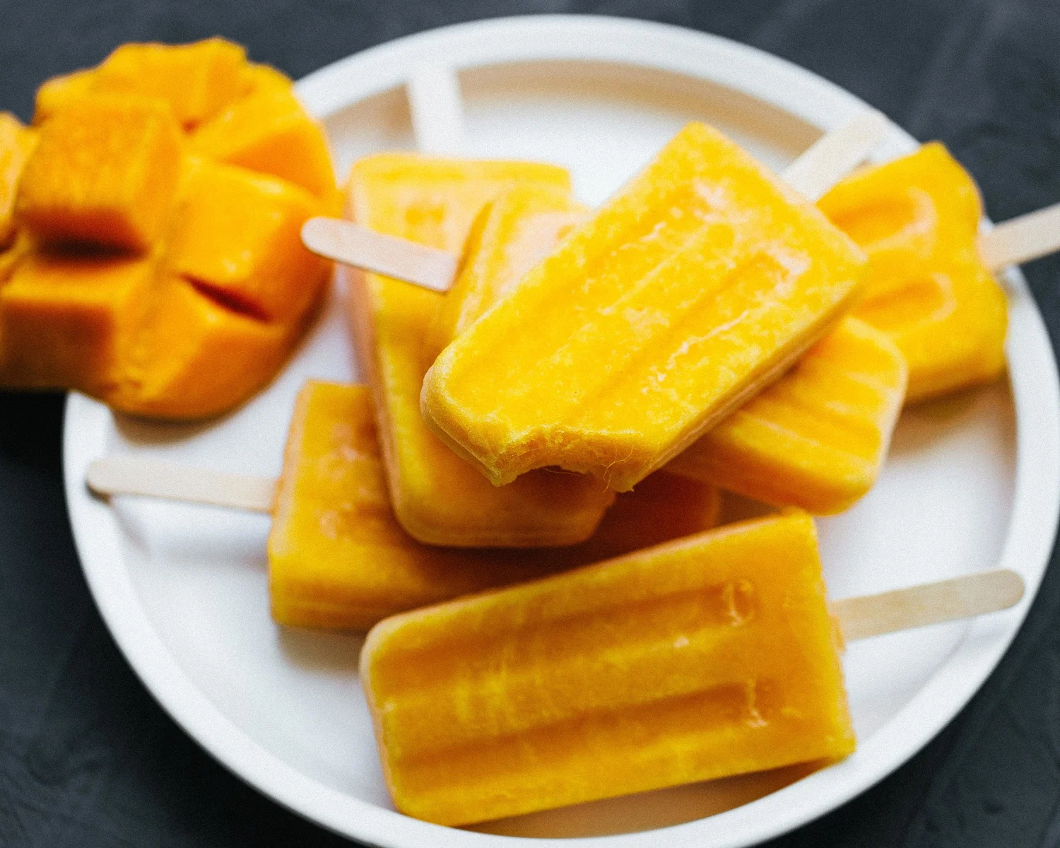Cultured Mango Sorbet Ice-Blocks — Life Of Pie