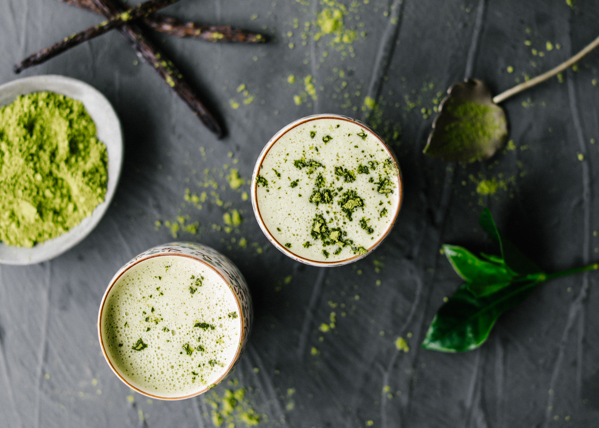 Vanilla Matcha Latte — Life Of Pie