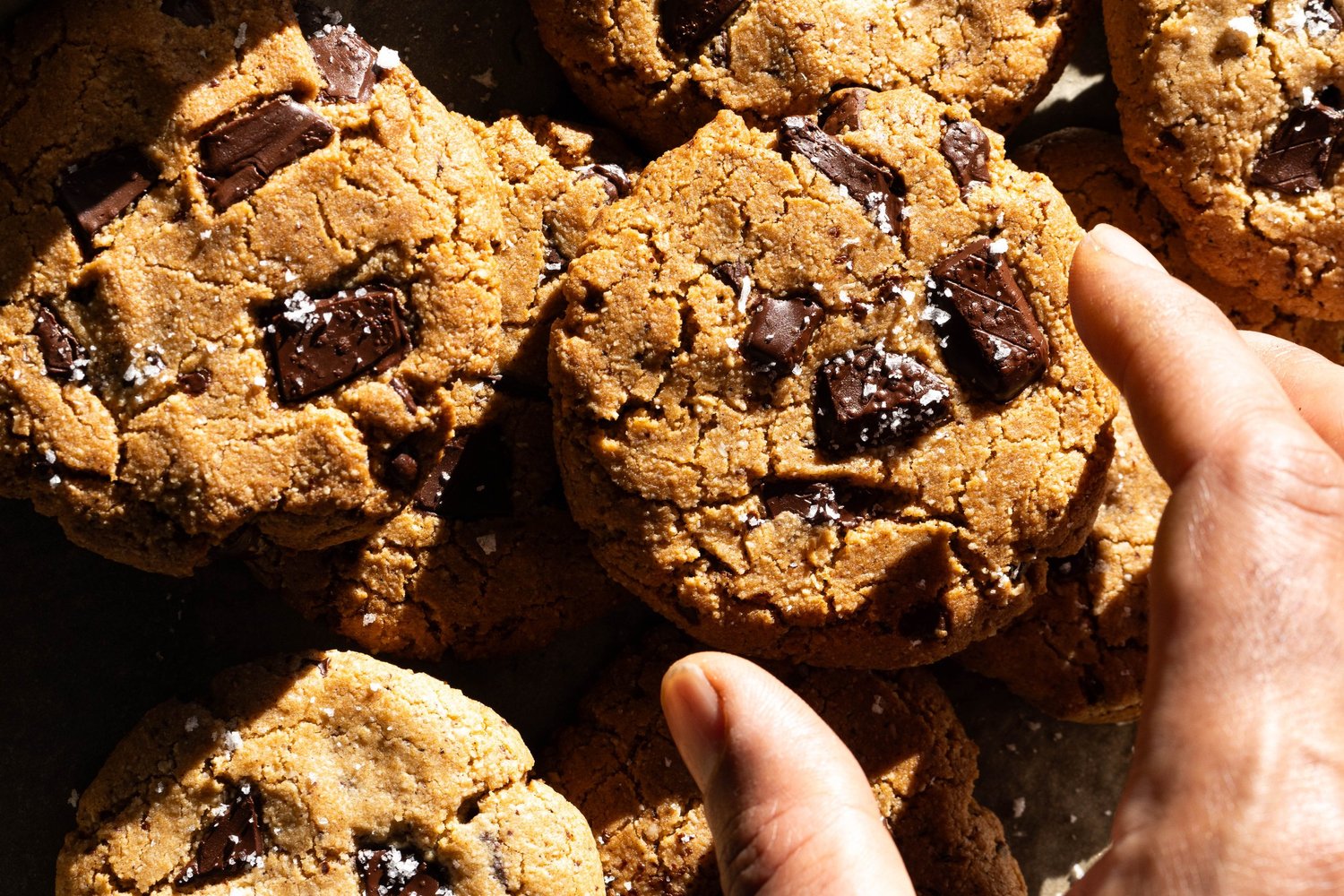 Healthy Choc Chip Cookies (GF, DF, EF) — Life Of Pie