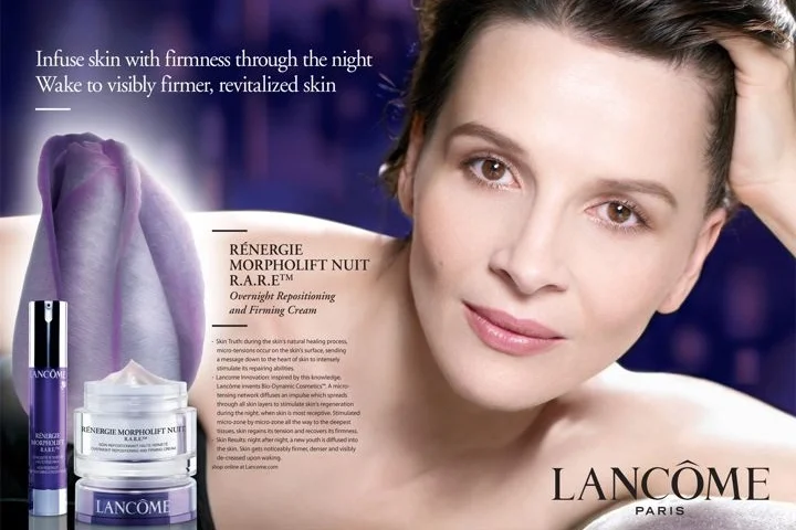 Lancome Skin Care Ad
