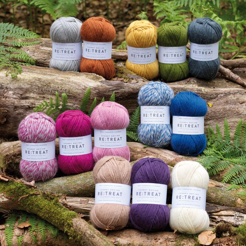 West Yorkshire Spinners Retreat Chunky Roving Yarn — Fine Fettle Fibres ...