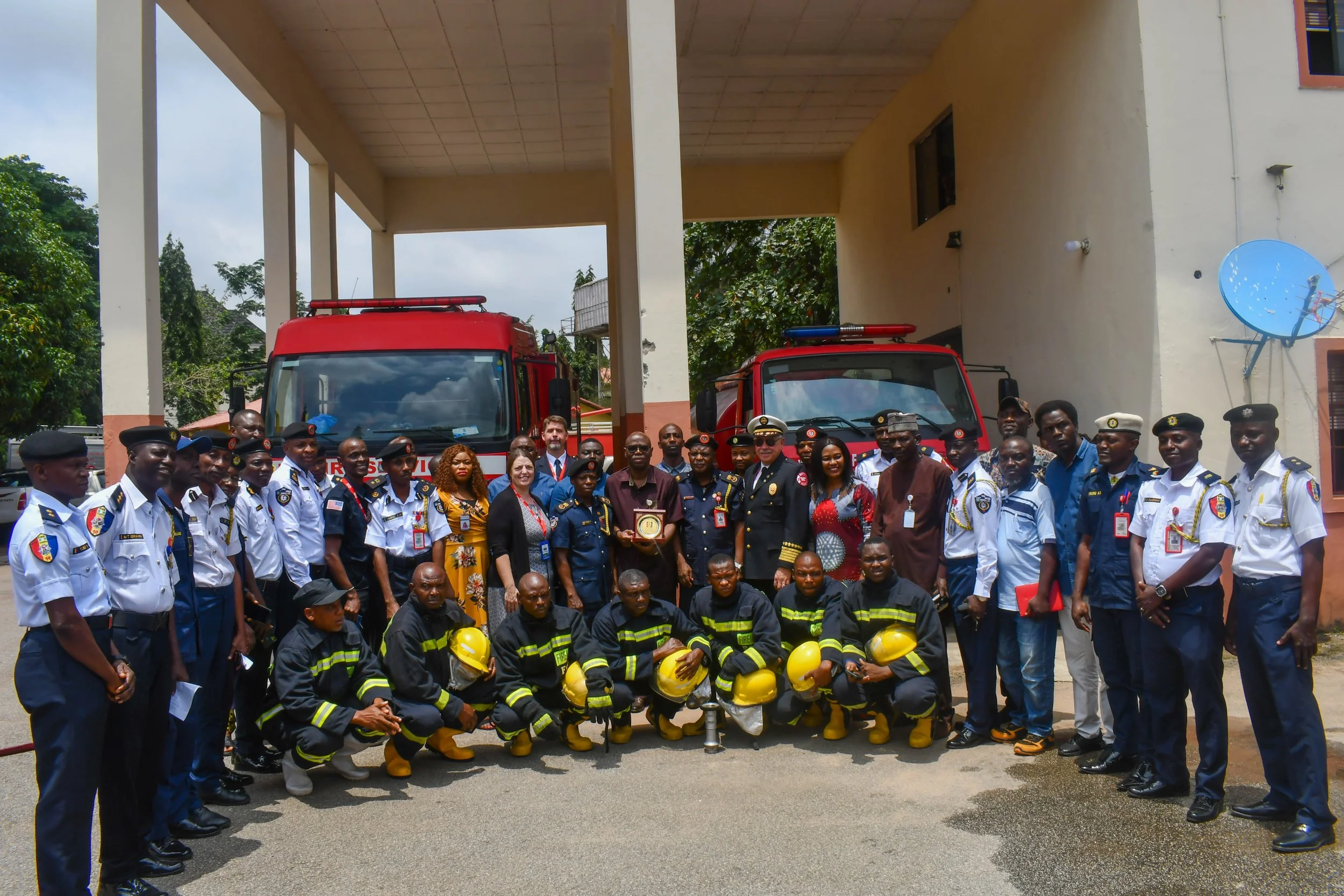 IHVN Staff Receive Fire Safety Training — Africa Fire Mission