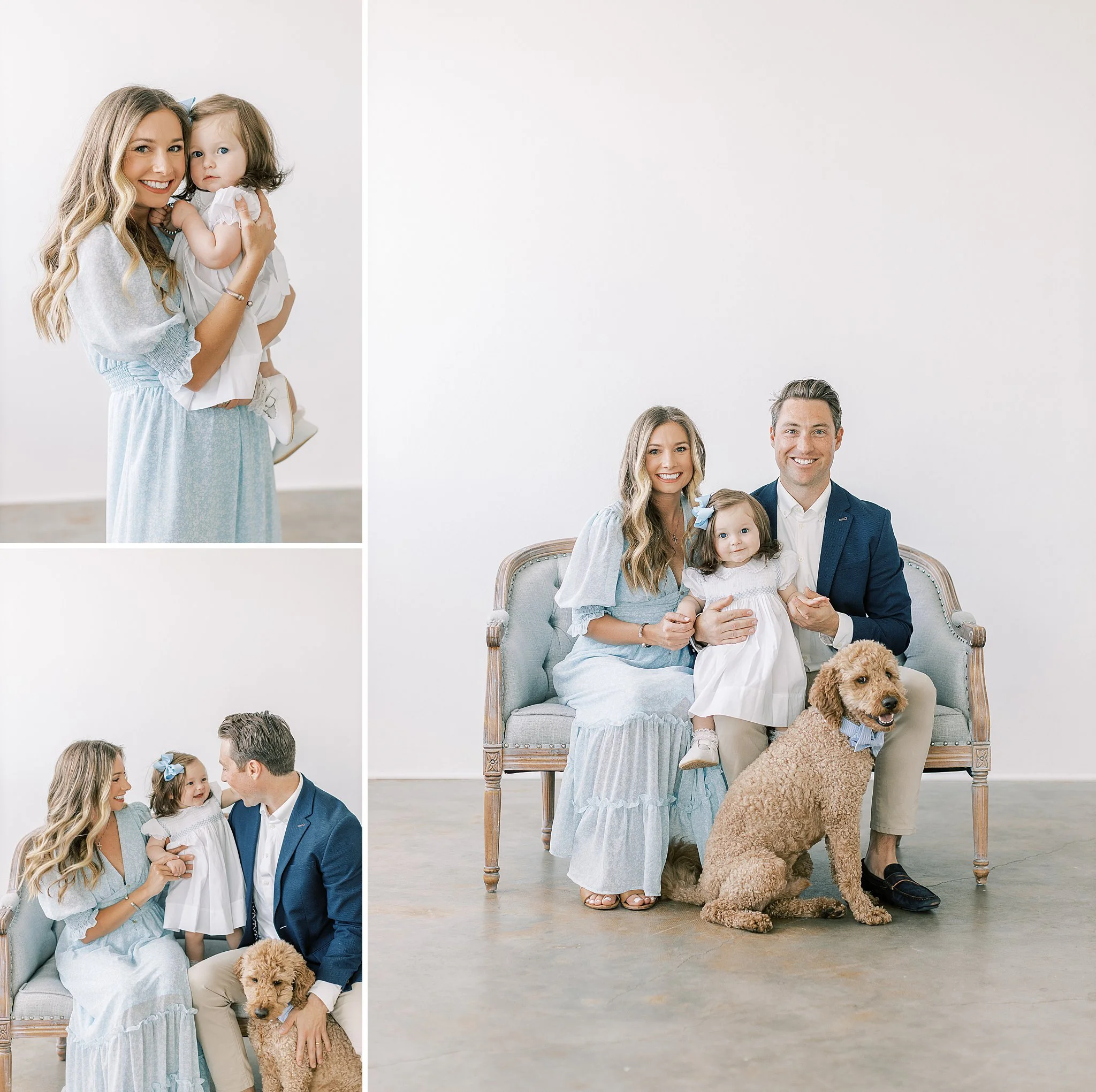 Family Photo In Studio