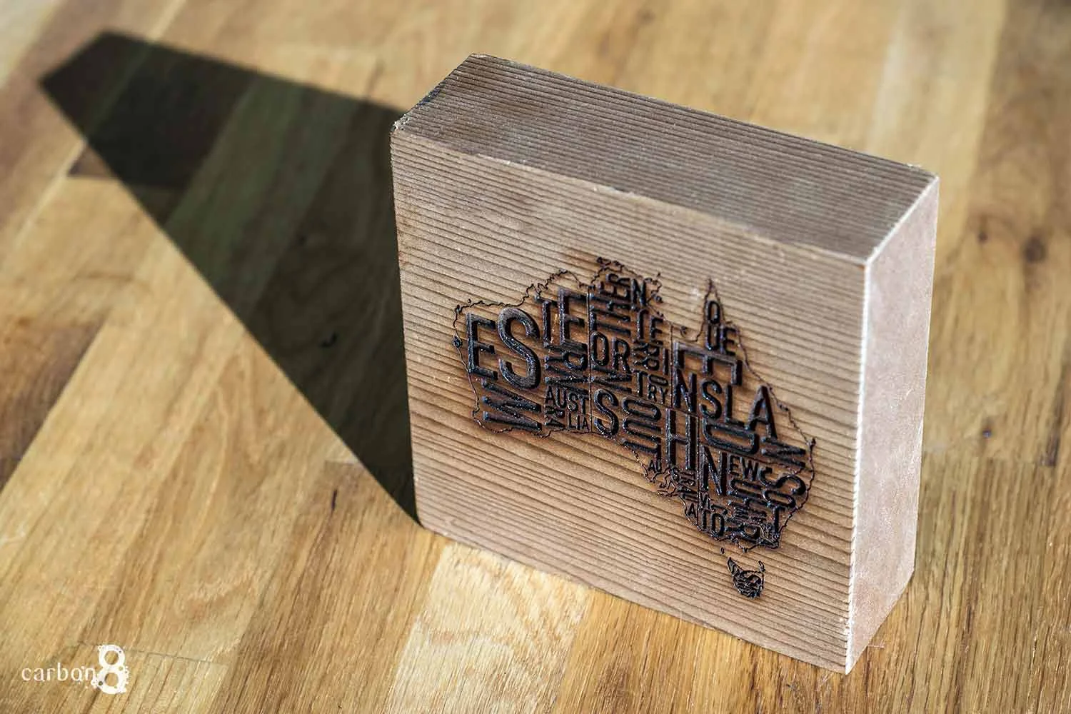Carbon8 - Burbia Laser Engraved Block