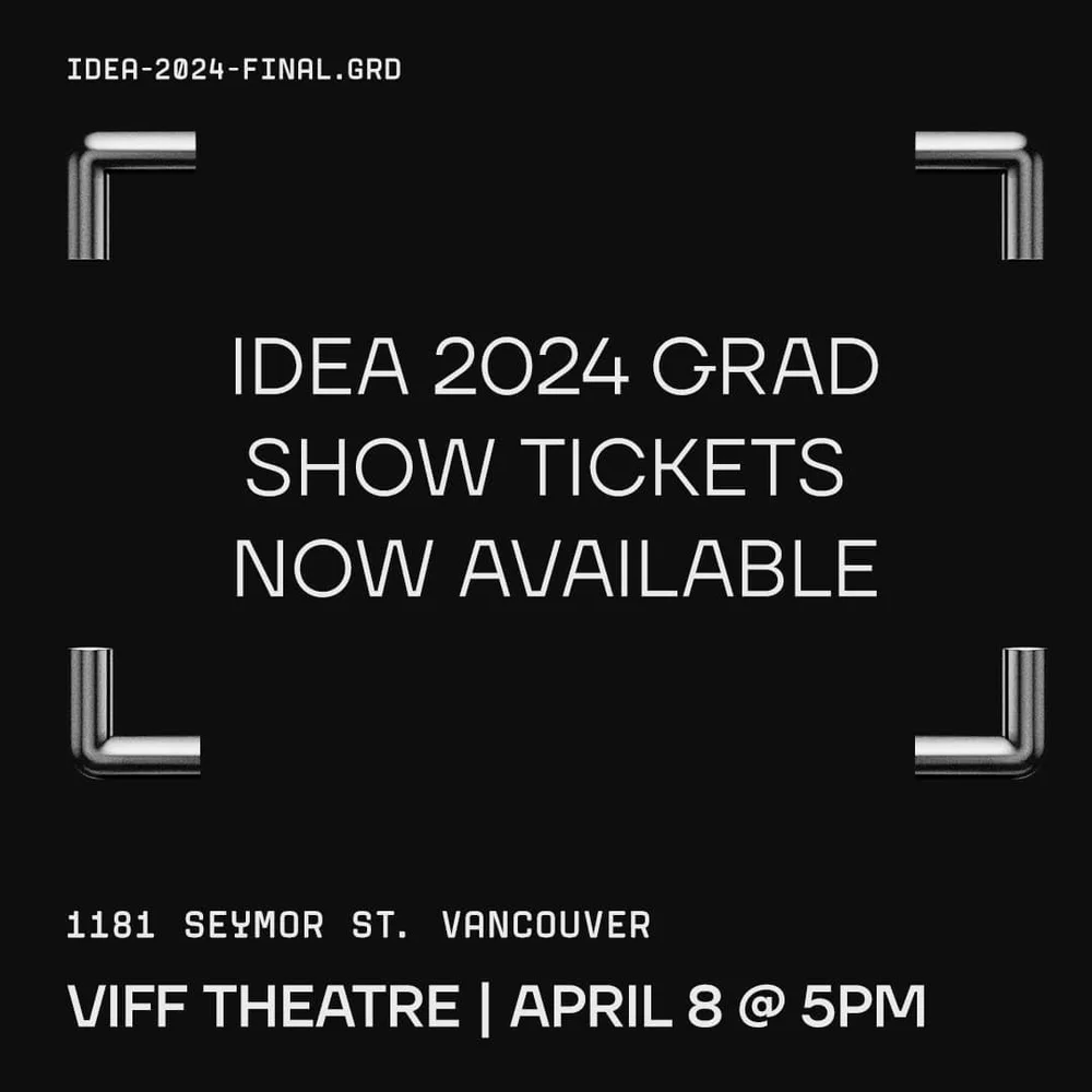 You're invited to the IDEA Grad Show 2024 — IDEA School of Design Blog ...