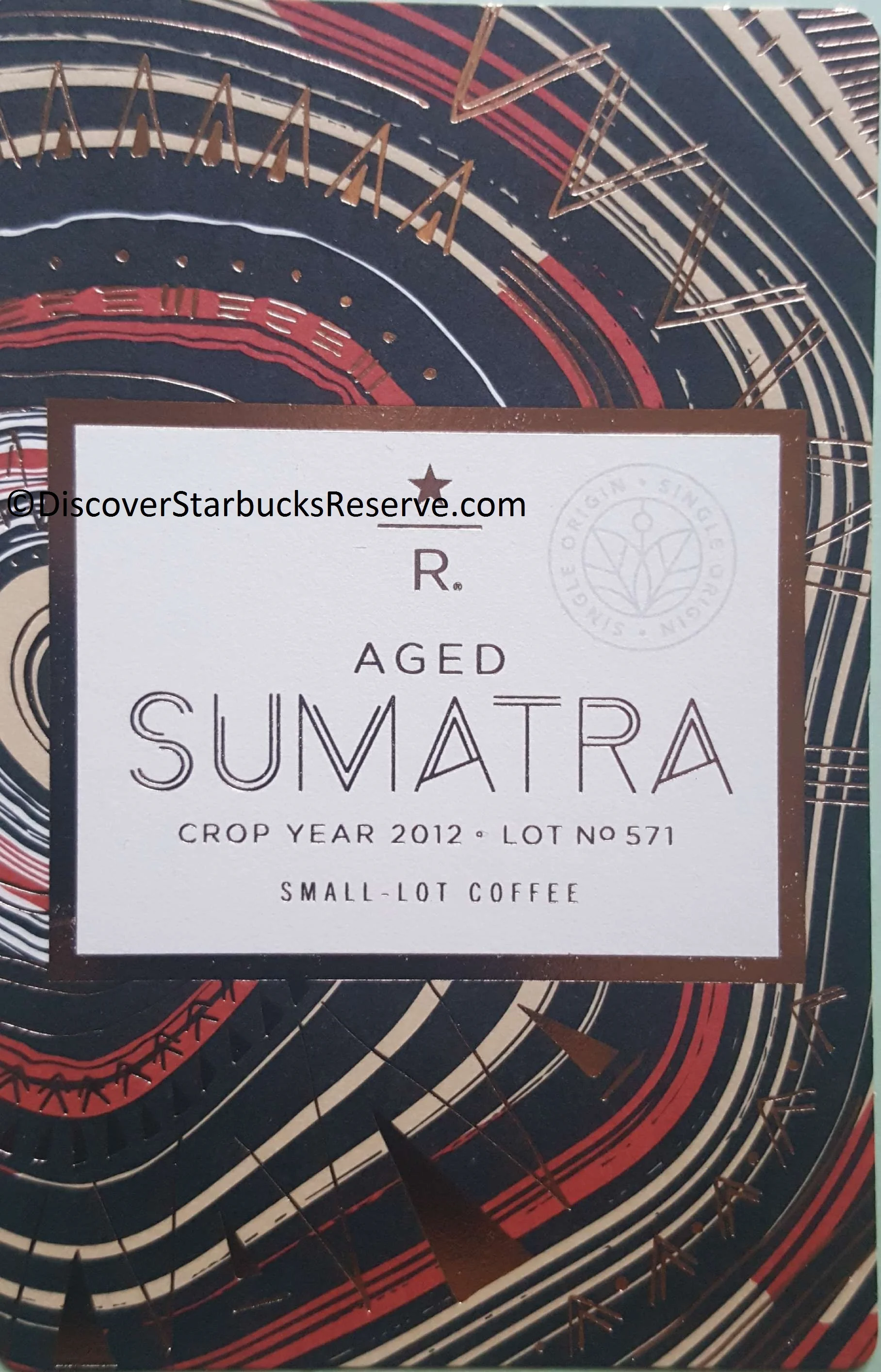Aged Sumatra — Discover Starbucks Reserve