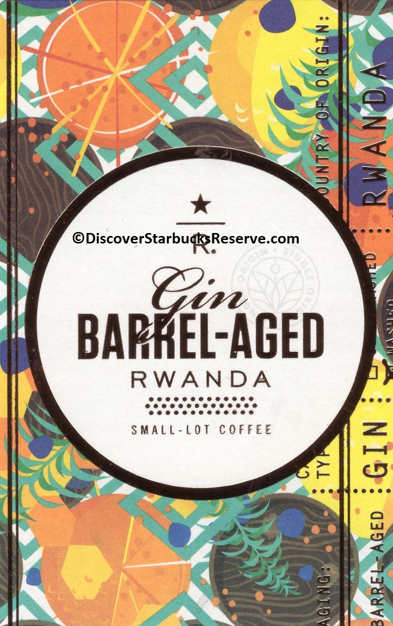 Gin Barrel-Aged Rwanda — Discover Starbucks Reserve