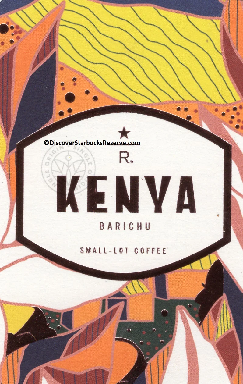 Kenya Barichu — Discover Starbucks Reserve
