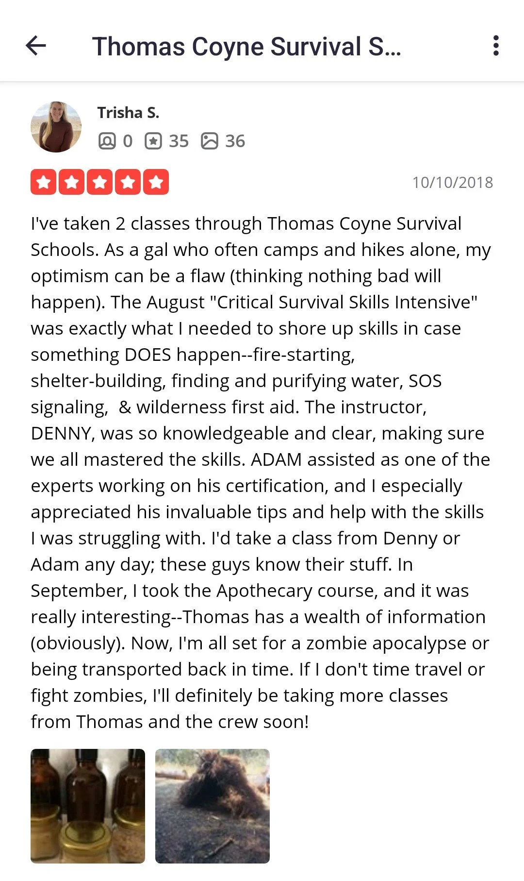Weekend Survival Skills Camp — Thomas Coyne Survival Schools