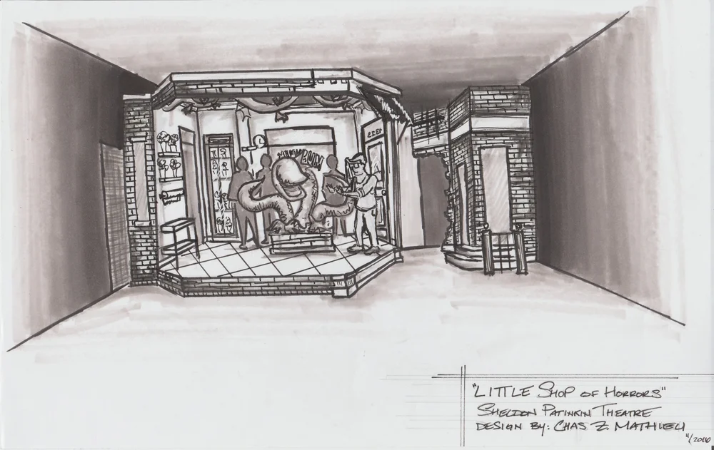 Set Design Sketch Examples