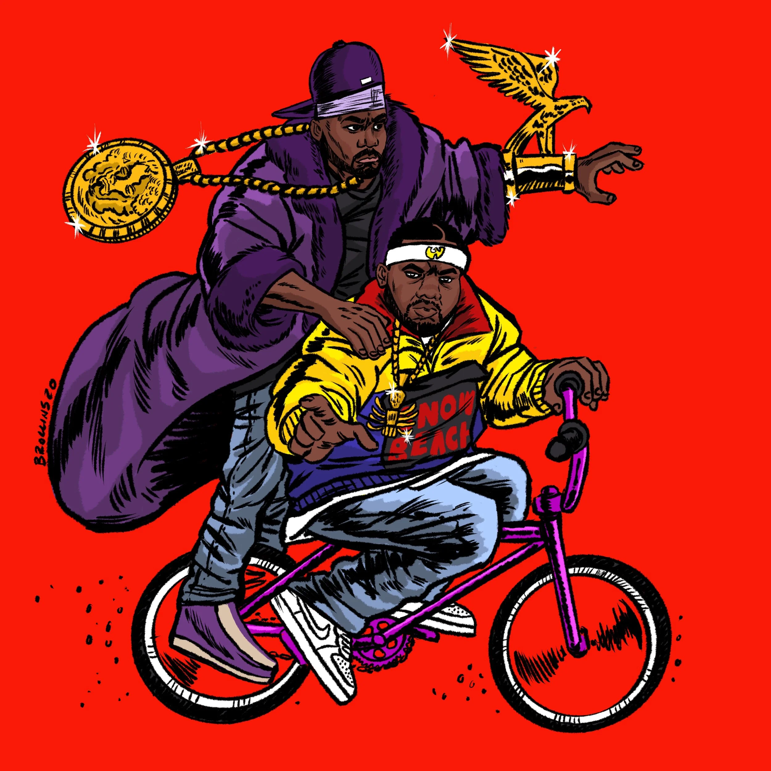 Rappers On Bikes — Bernard Rollins
