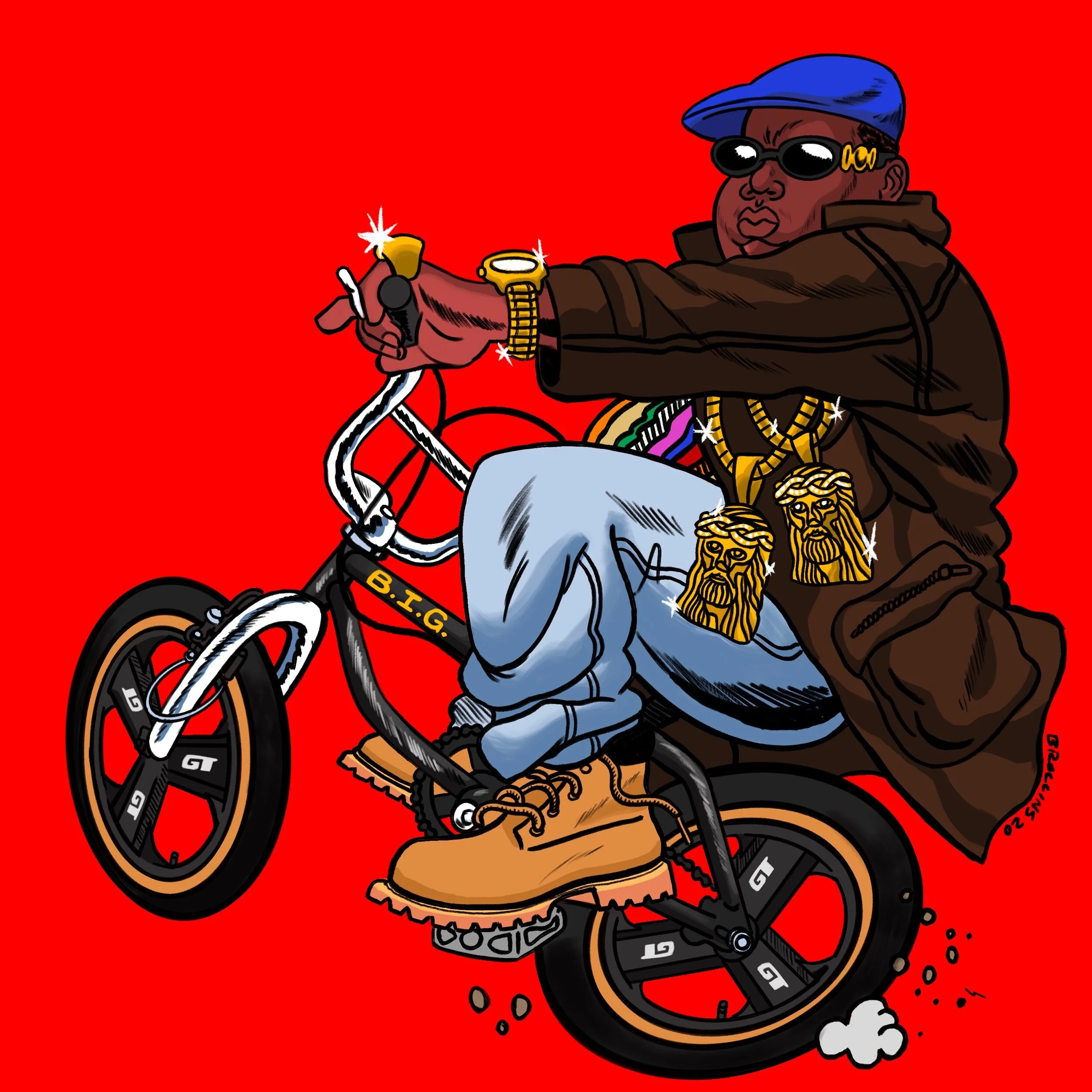 Rappers On Bikes — Bernard Rollins