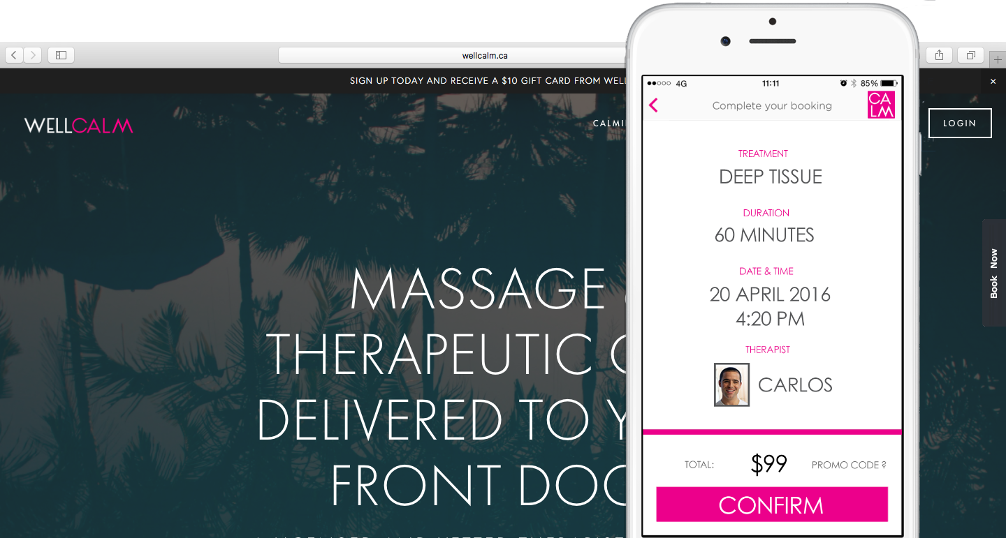 How does booking a in-home massage work. — WELLCALM In-home mobile ...