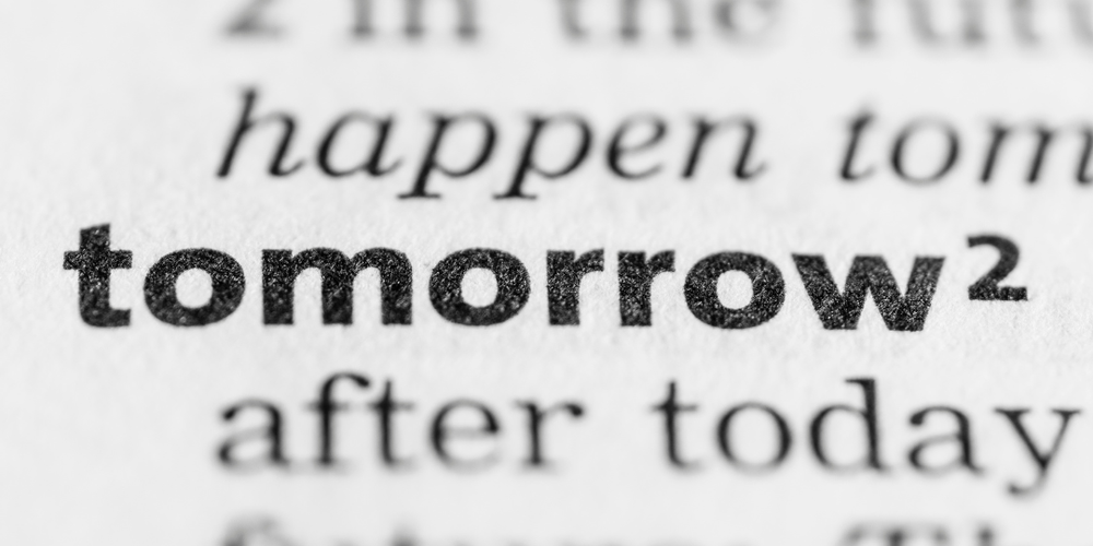 Tomorrow...It's Only a Day Away — Happy Spaces