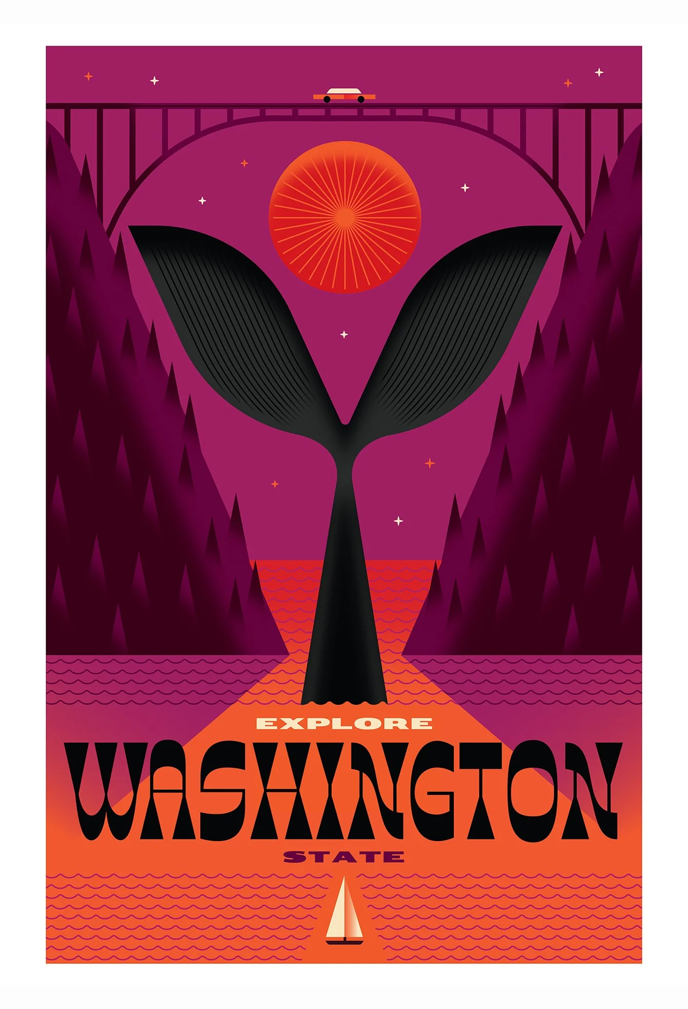 Deception Pass Print — Invisible Creature