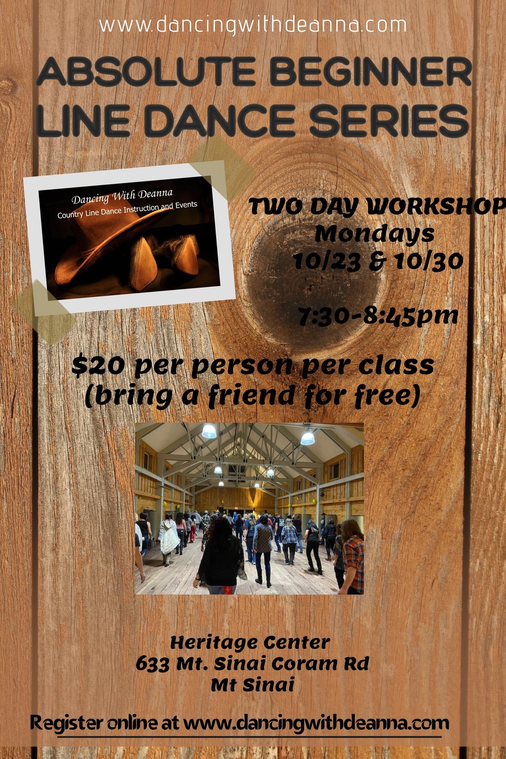 10/23 & 10/30 Absolute Beginner Series — Dancing With Deanna