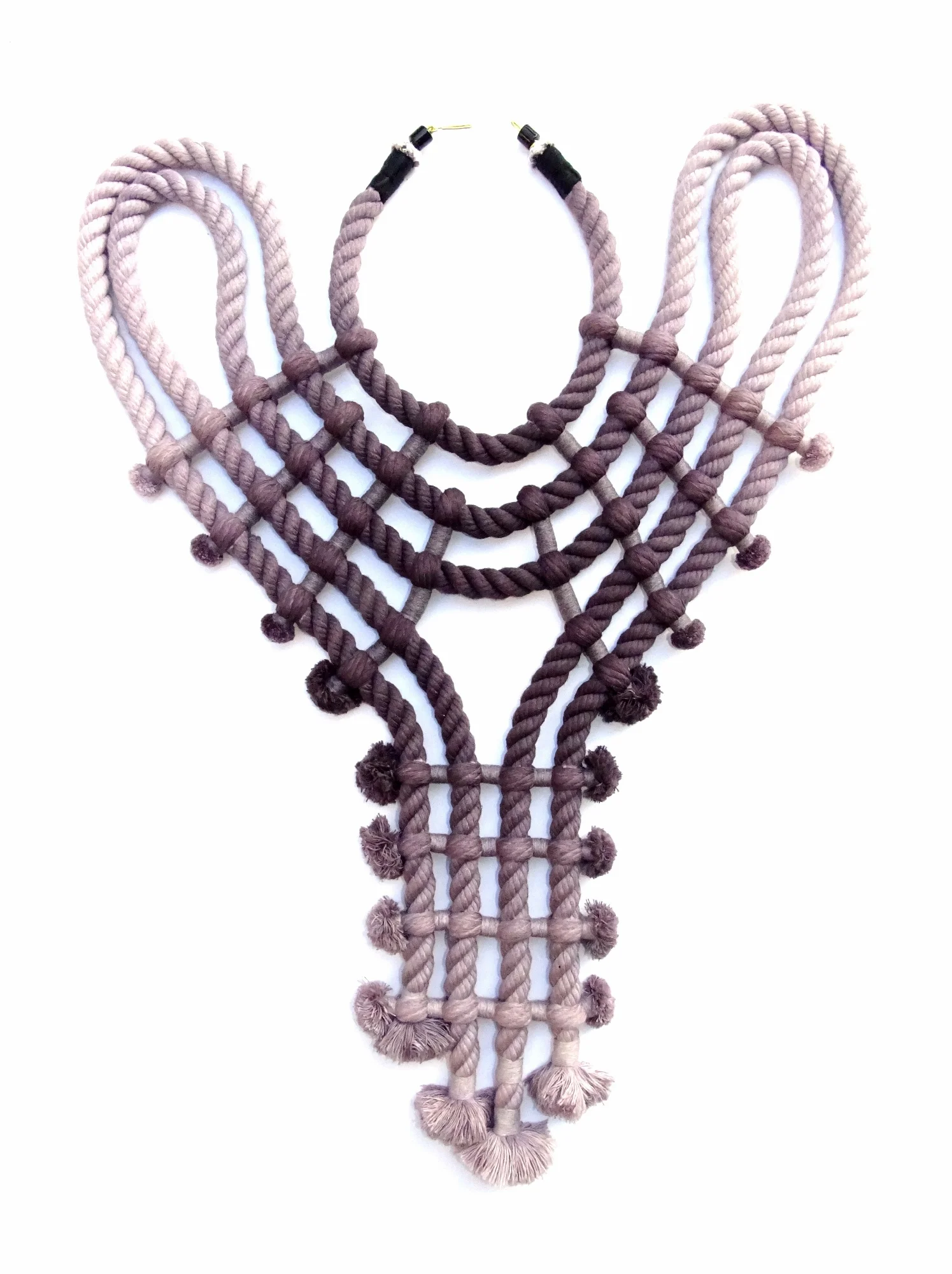 NEON ZINN— Wing rope necklace / made to order fine rope jewelry