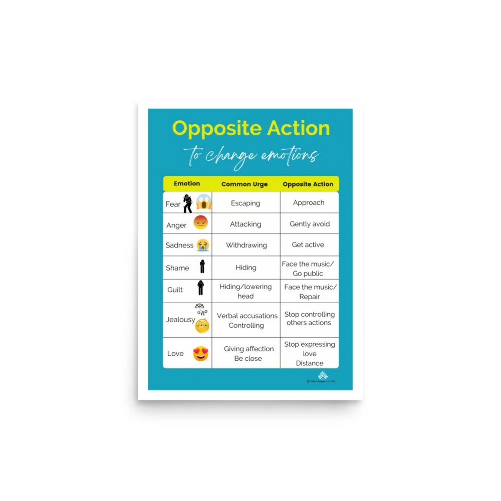 Opposite Action - Red — DBT in Schools