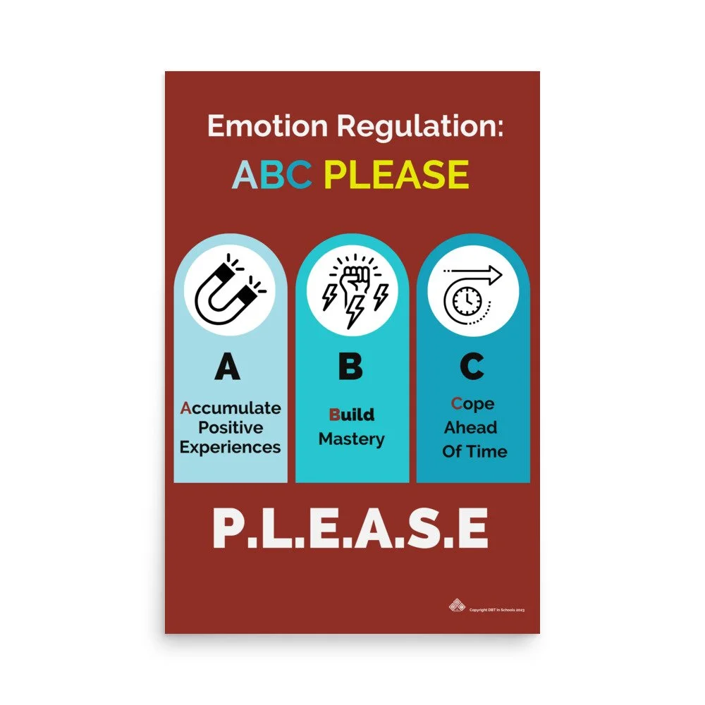Emotion Response Road Map (Vertical) — DBT in Schools