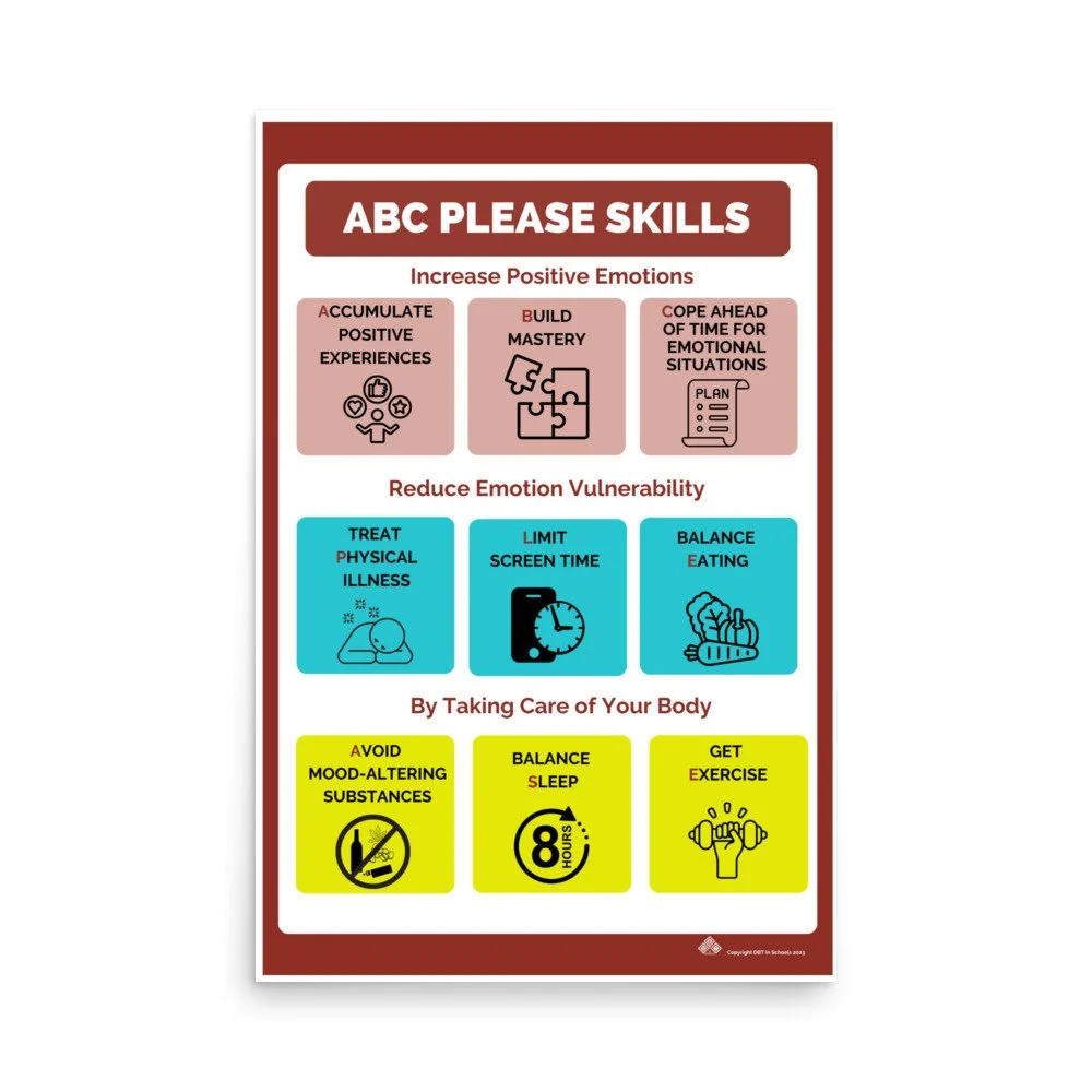 PLEASE Skill — DBT in Schools
