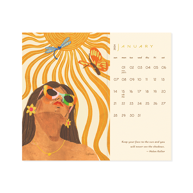 Postcard Calendar — Seedlings