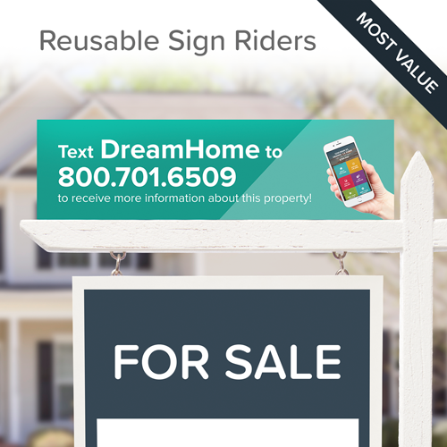 Reusable Sign Riders — Shop by ListReports
