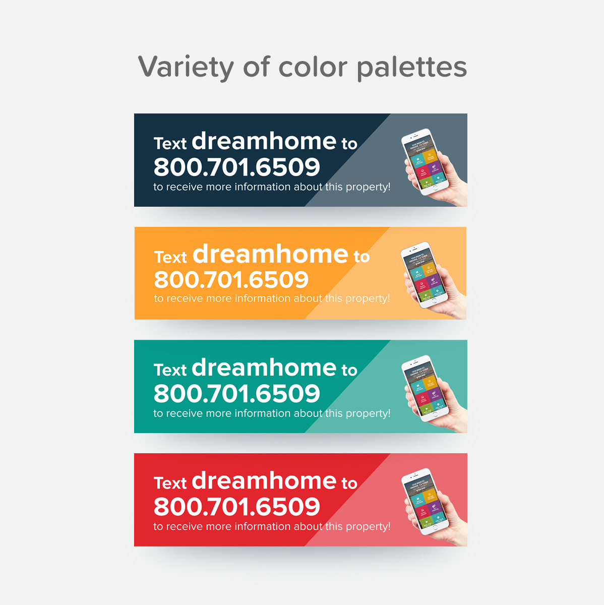 Reusable Sign Riders — Shop by ListReports