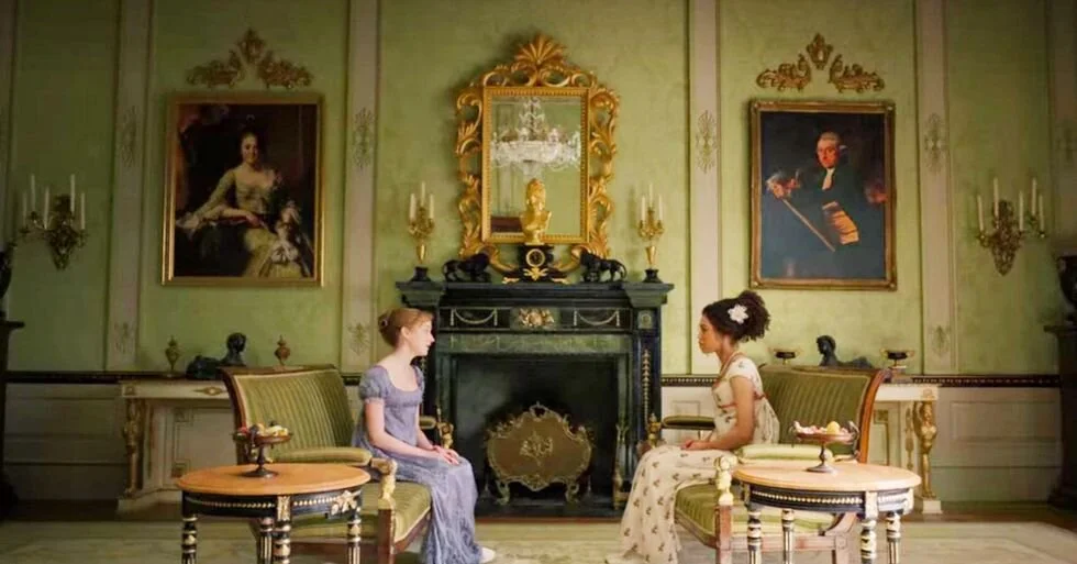 Regency-style set design of Netflix's Bridgerton — Paper & Moon