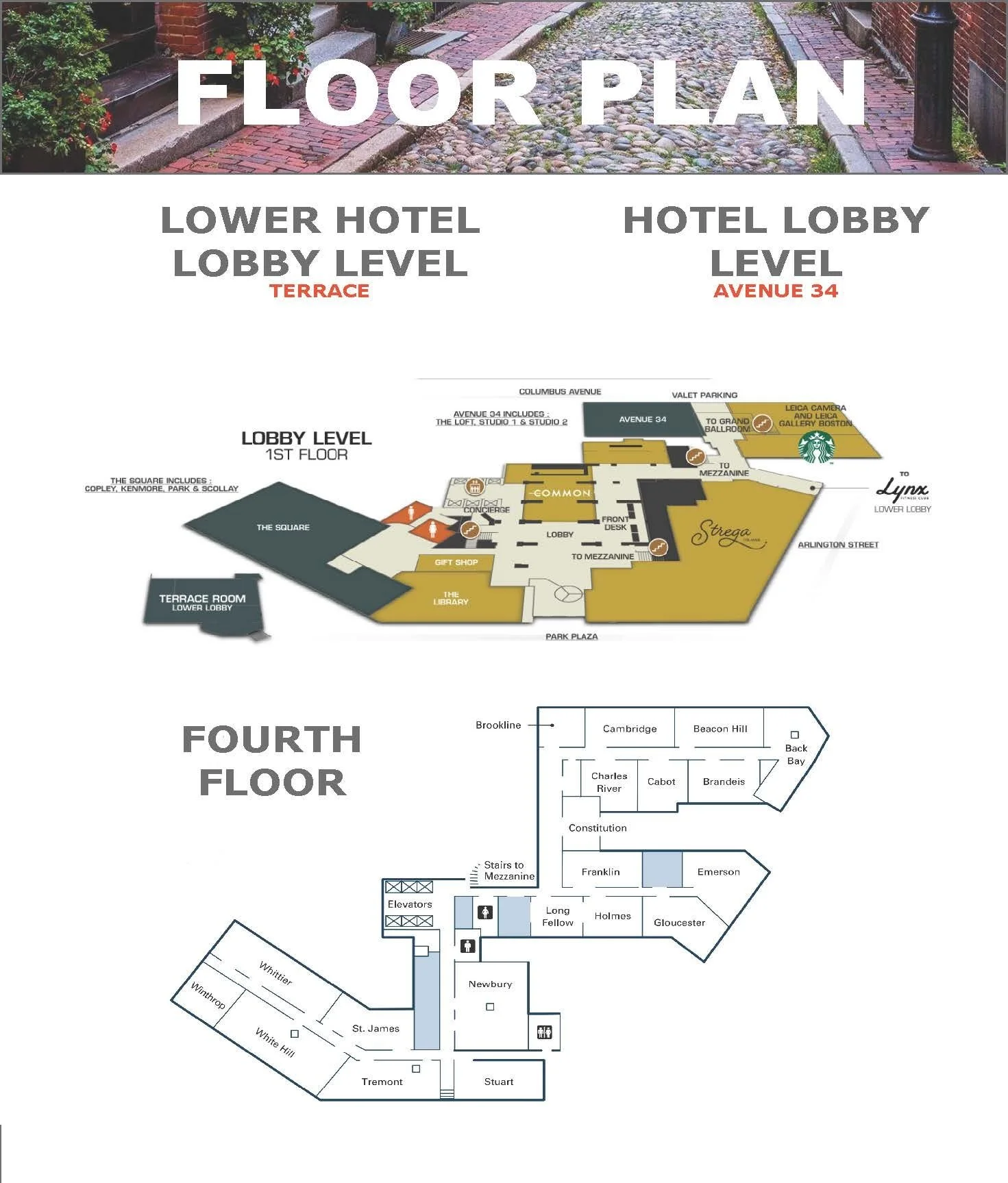 Hotel Lobby Layout Maps