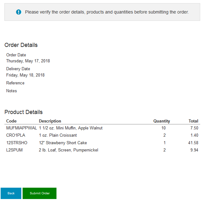 ONLINE ORDERING HELP — Quality First!