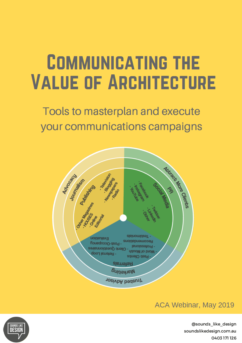 Sounds Like Design - Communicating the value of architecture