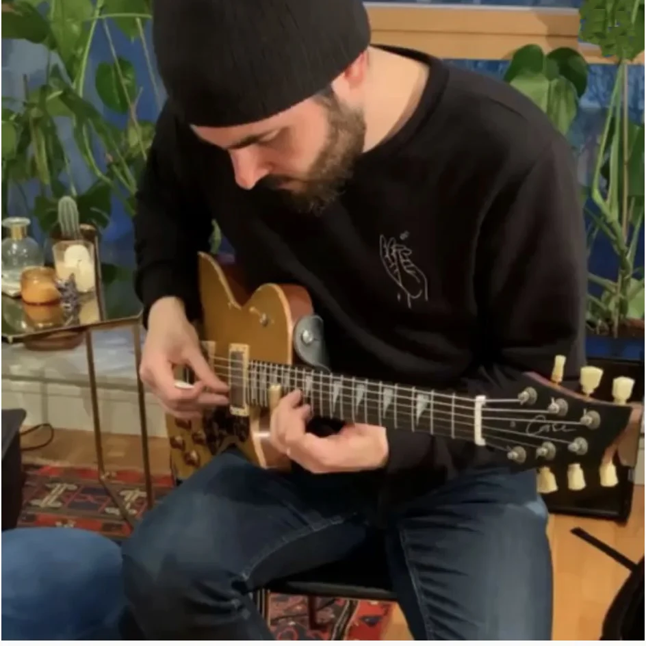 Case Guitars - Hand Built Electric Guitars— Ariel Posen - J1 Custom Gold Top