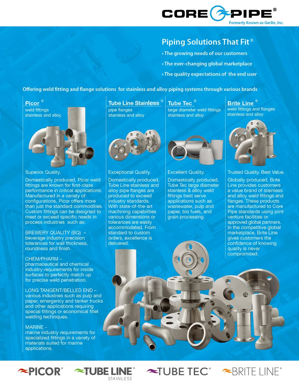 Line Card — Core Pipe
