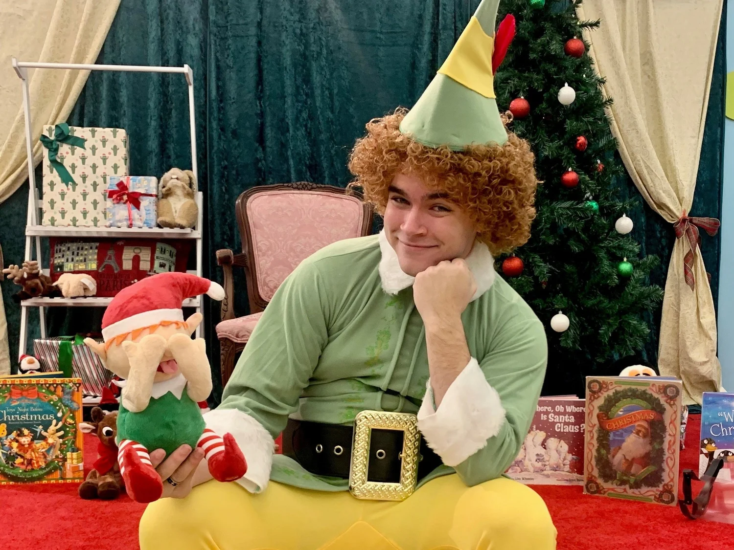 Buddy The Elf And Santa