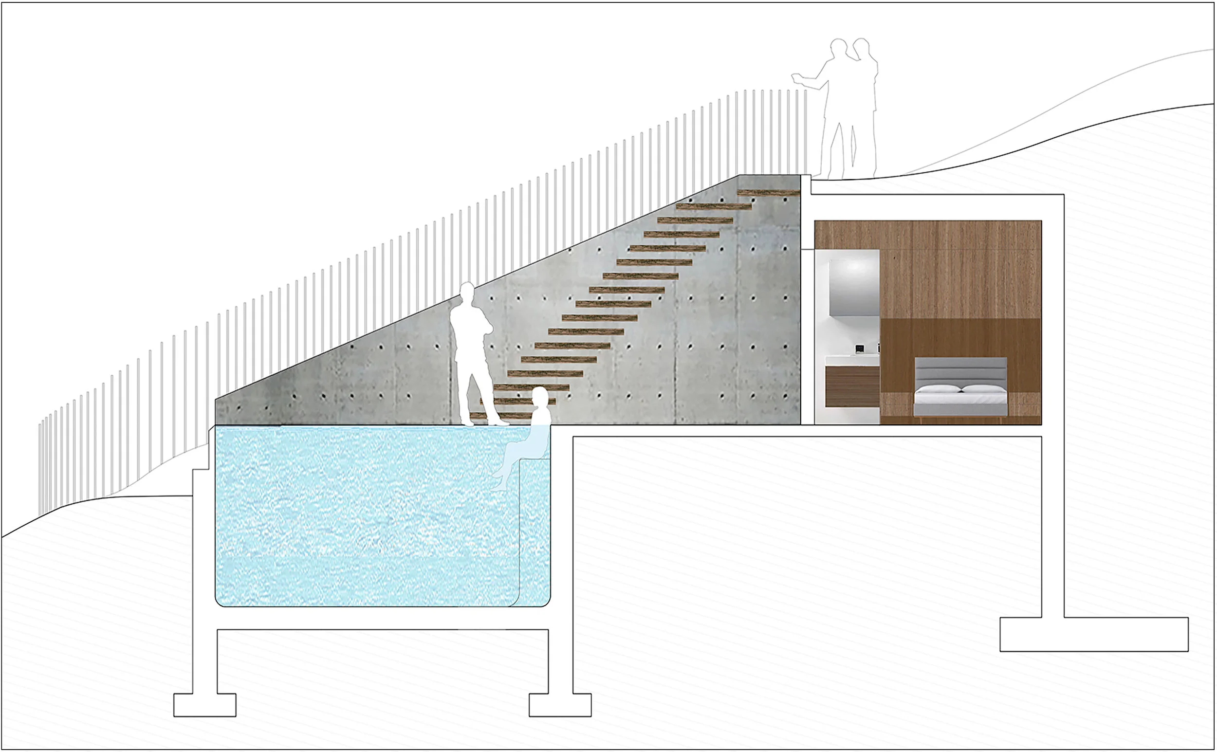 Montauk Contour Pool — Page Goolrick Architect