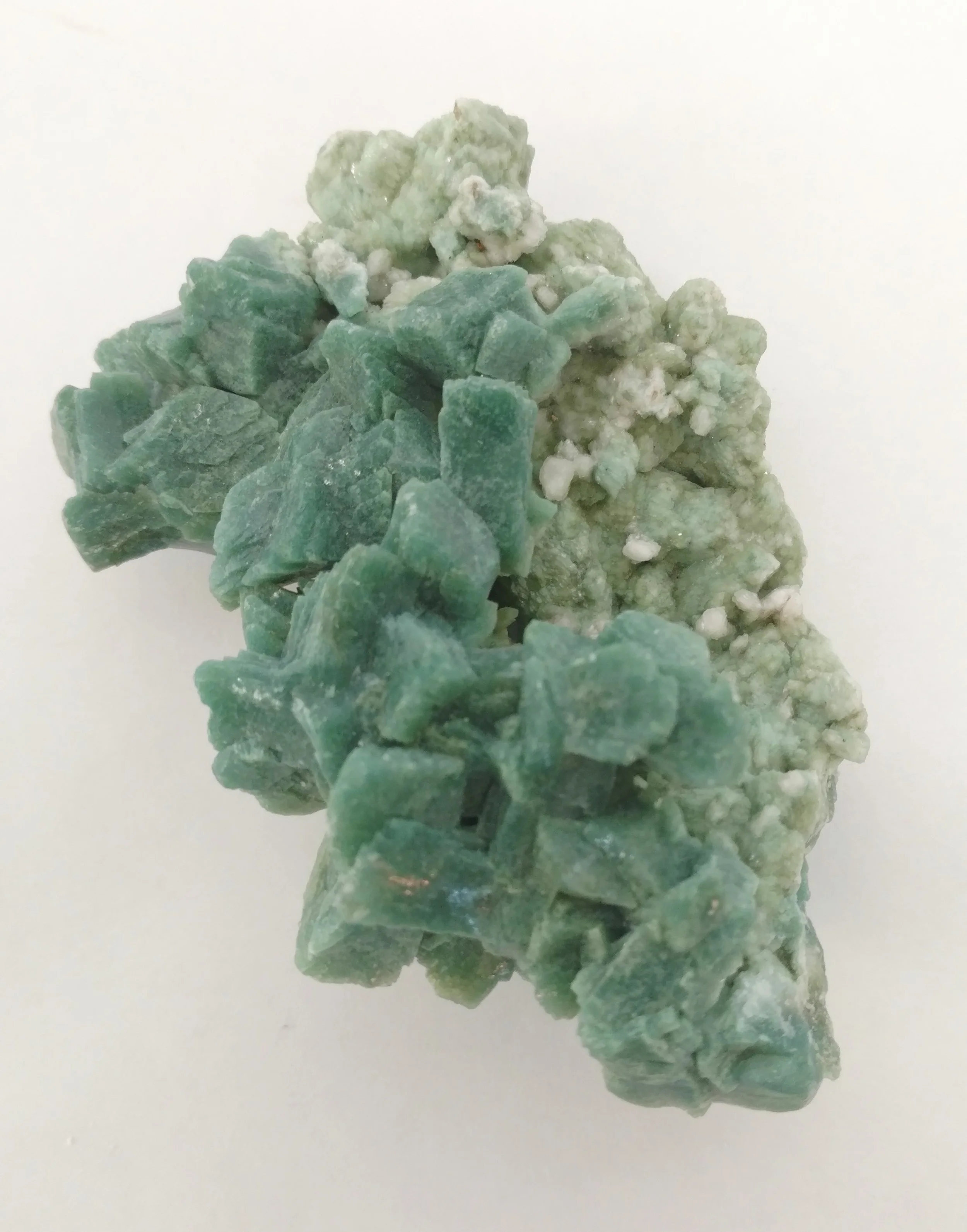 Heulandite (India) colored by Celadonite — The Jewel