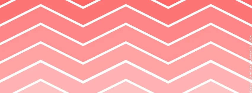 Coral Chevron Desktop Background