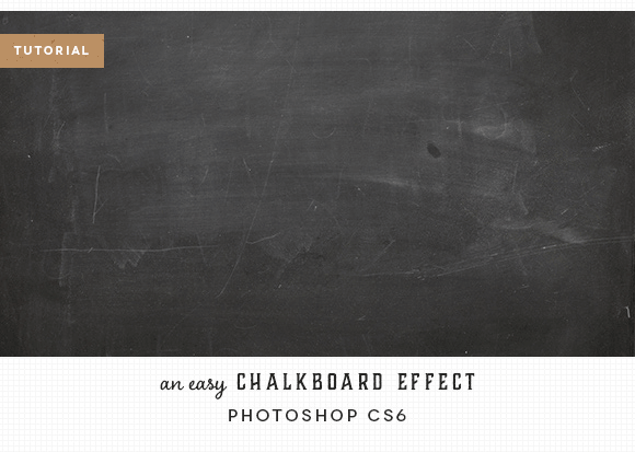 Tutorial How To Create A Chalkboard Effect In Photoshop — Creative ...
