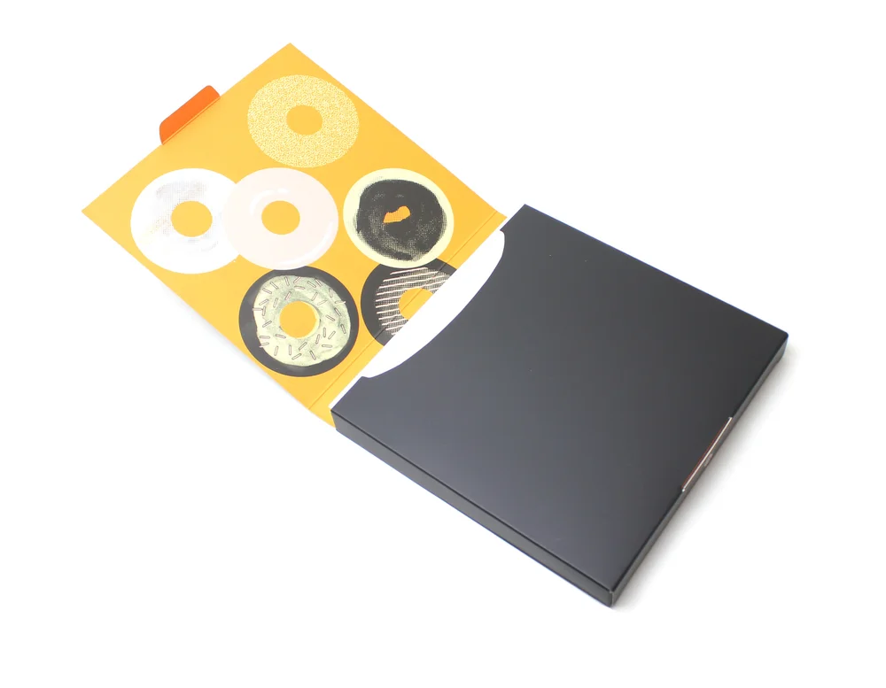 J Dilla Donuts: 45 Box Set by Jeff Jank — Beats Rhymes & Type