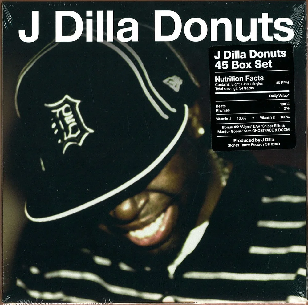 J Dilla Donuts: 45 Box Set by Jeff Jank — Beats Rhymes & Type