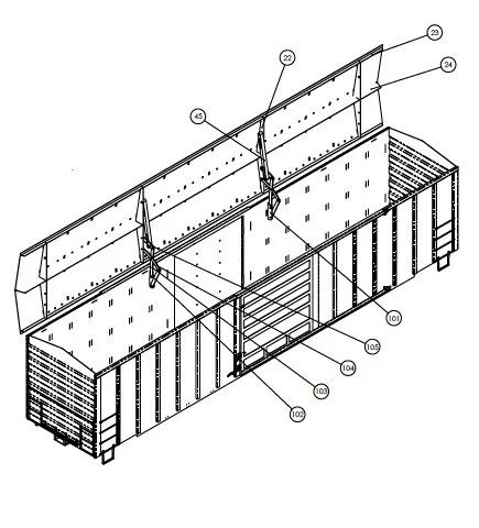 FMC 5077 Modern Boxcar — Reading Car Company