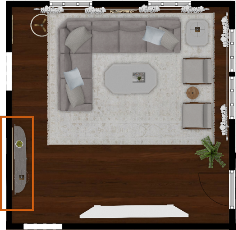 What You Need to Know to Arrange a Pass-Through Living Room with 3 or ...