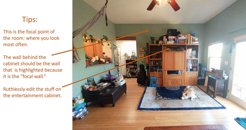 How to Arrange a Square Living Room with Doors on 3 Walls and a Pass ...