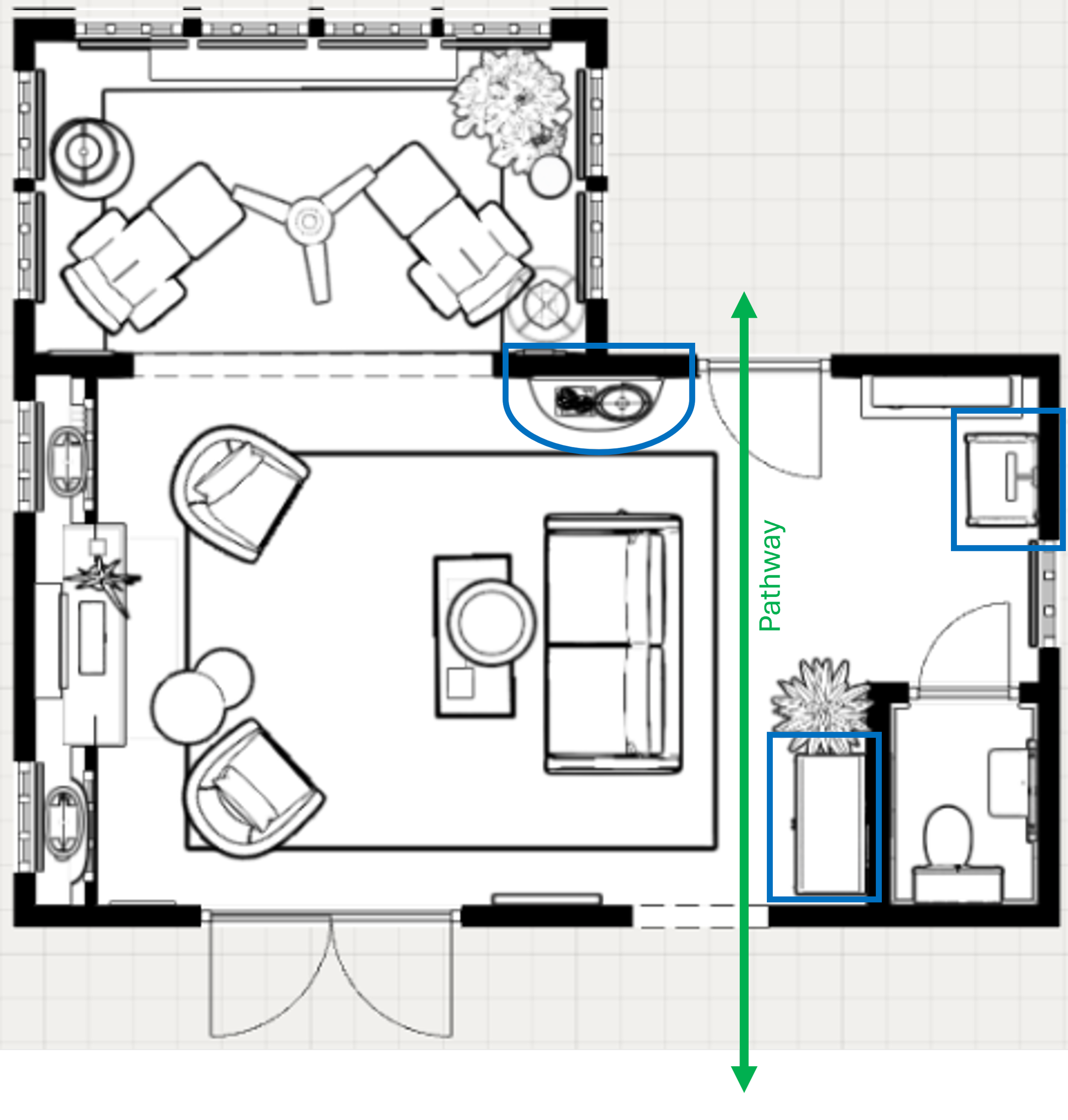 How to Arrange Furniture in a Through-Room Without Blocking Pathways or ...