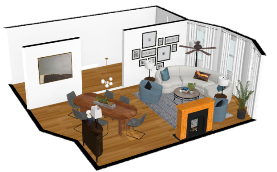 Curved Furniture and Angled Walls, a Perfect Fit? — Michael Helwig ...