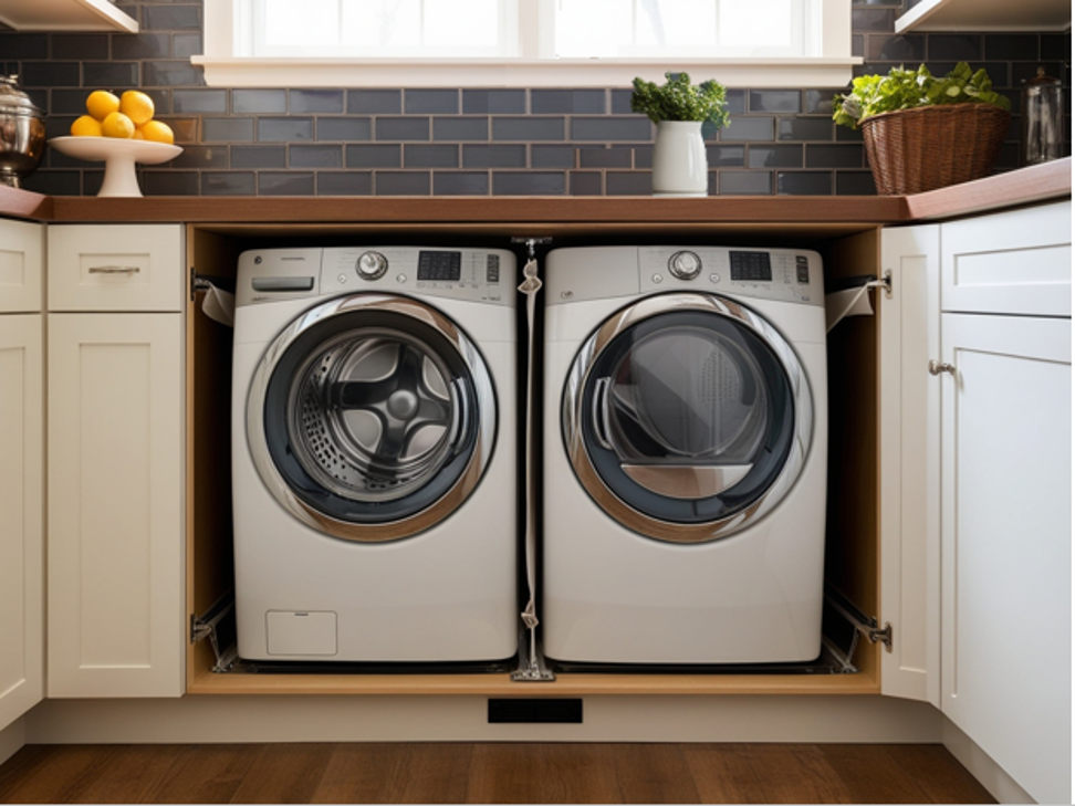 Creative Ways to Hide Your Washer and Dryer in A Small Kitchen ...
