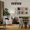 How to Arrange a Square Living Room with Doors on 3 Walls and a Pass ...