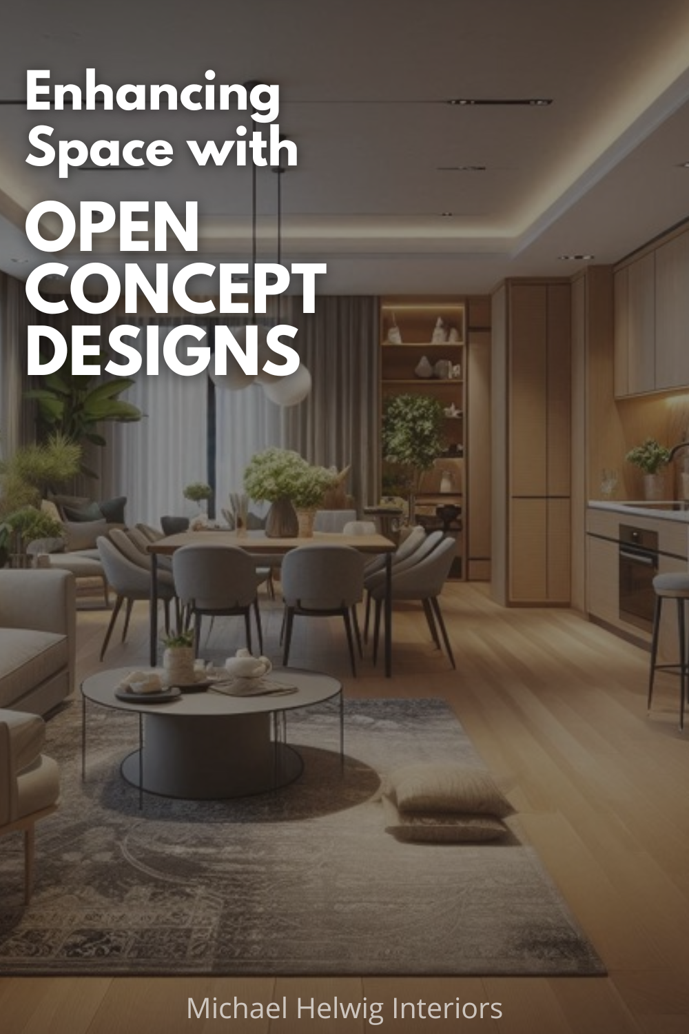 Enhancing Space with Open Concept Designs — Michael Helwig Interiors