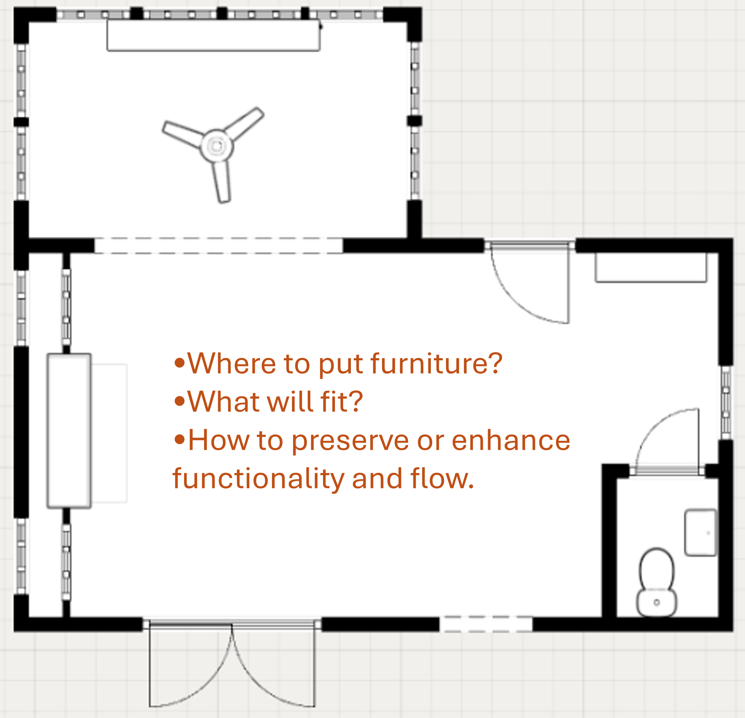 How to Arrange Furniture in a Through-Room Without Blocking Pathways or ...