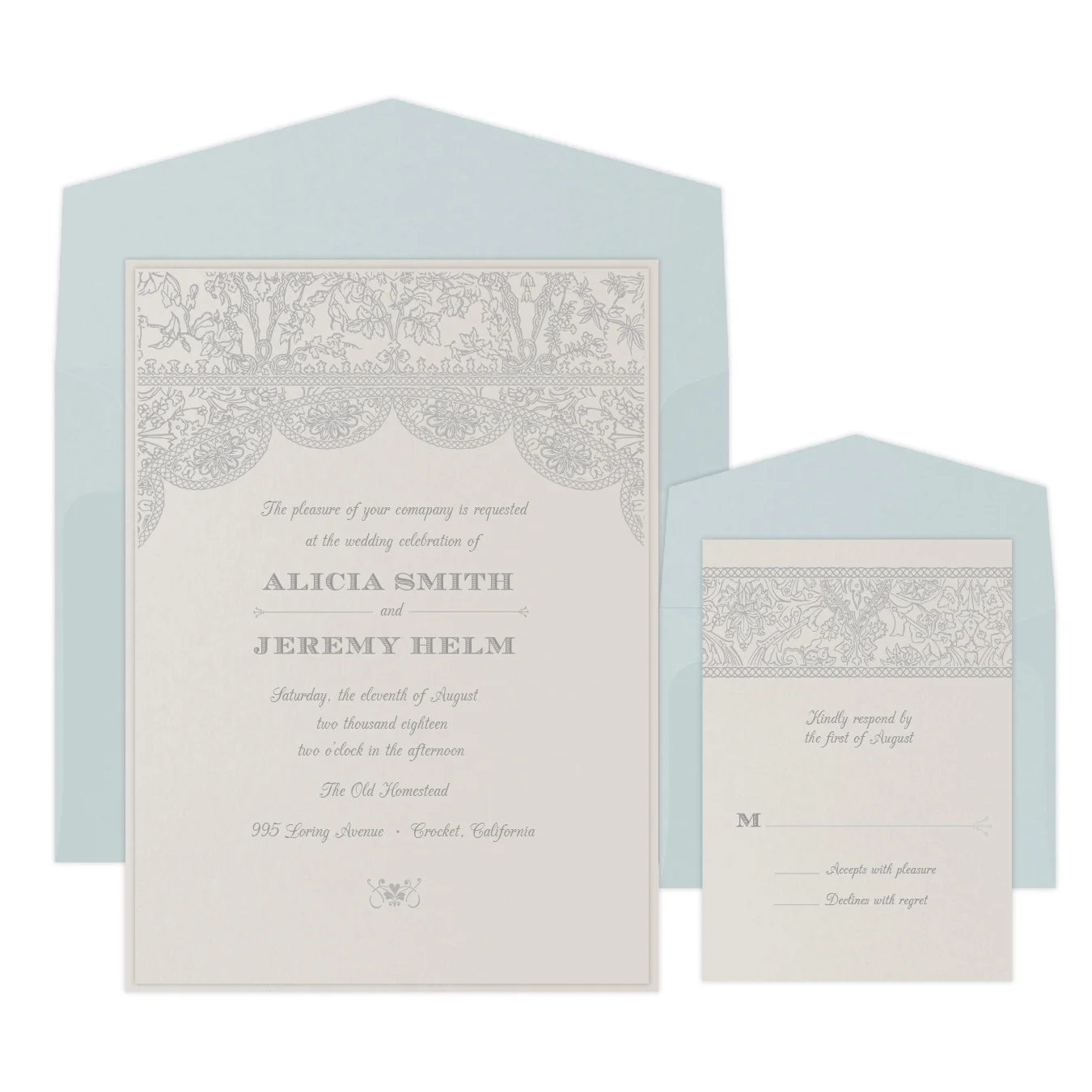 Vintage Lace Invitations